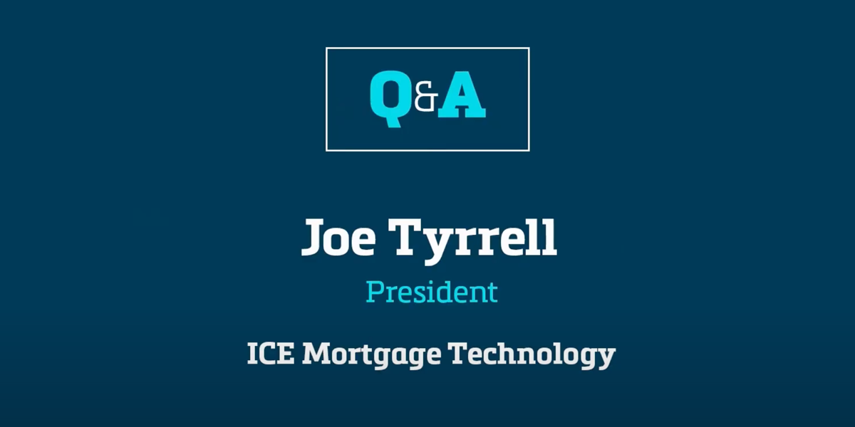 ICE Mortgage Technology's Tyrrell talks millennials, analytics going ...