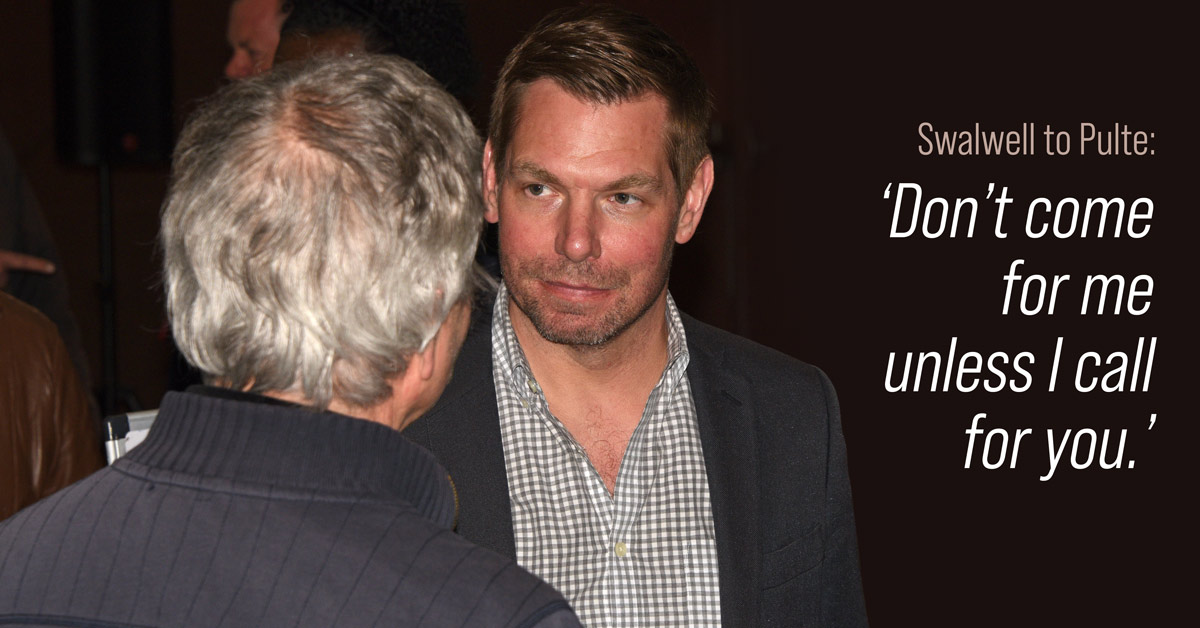 Swalwell hits back: 'Don’t come for me unless I call for you ...