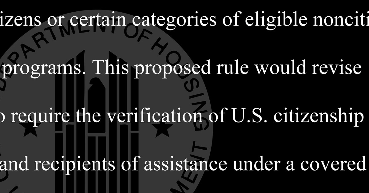 Mixed‑status households say proposed HUD rule would separate families ...